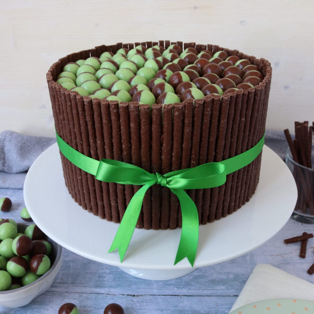 Mint Chocolate Aero Cake - The Baking Explorer