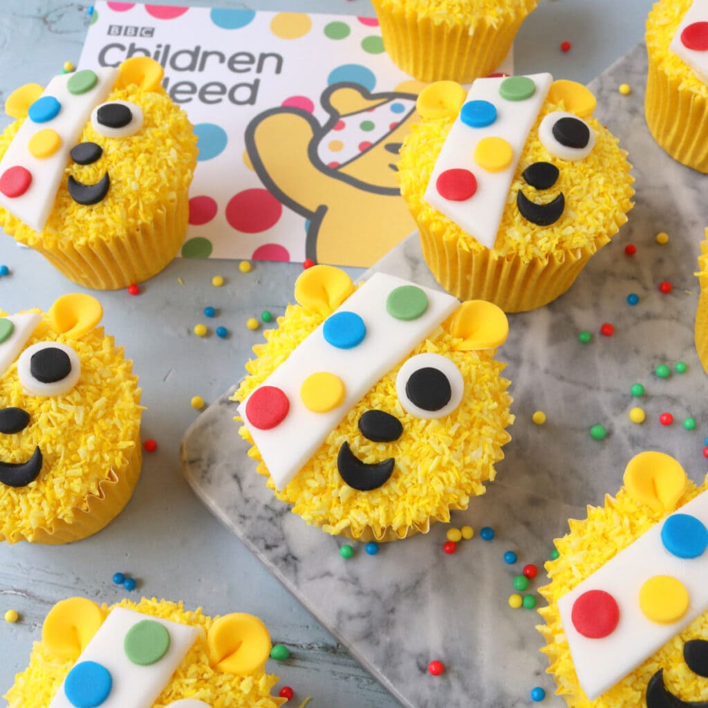 Children In Need Cupcakes - The Baking Explorer