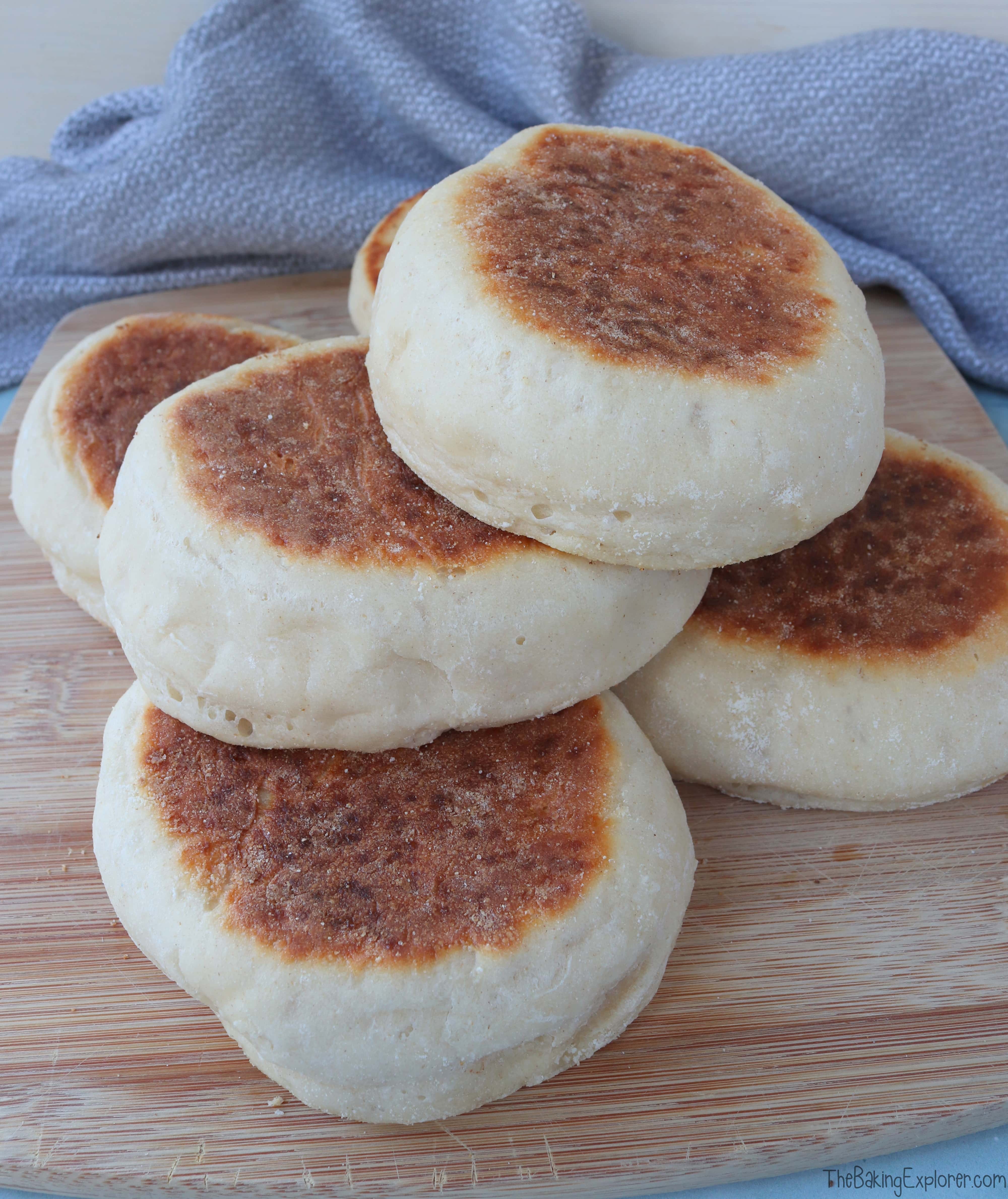 English Muffins - The Baking Explorer