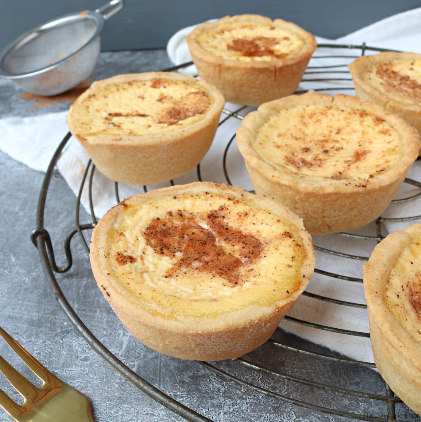 Egg Custard Tarts - The Baking Explorer