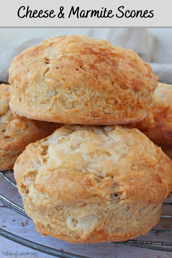 Cheese & Marmite Scones - The Baking Explorer