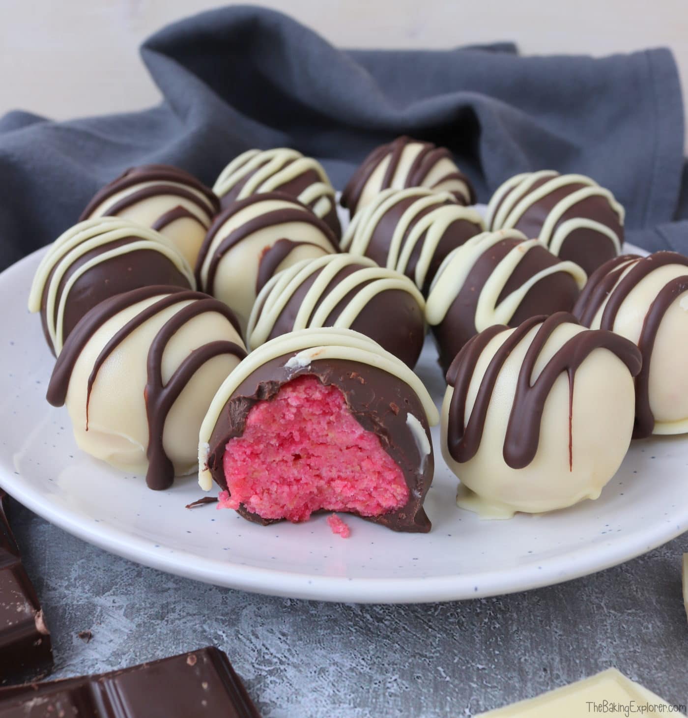 Three Ingredient Leftover Cake Truffles - The Baking Explorer