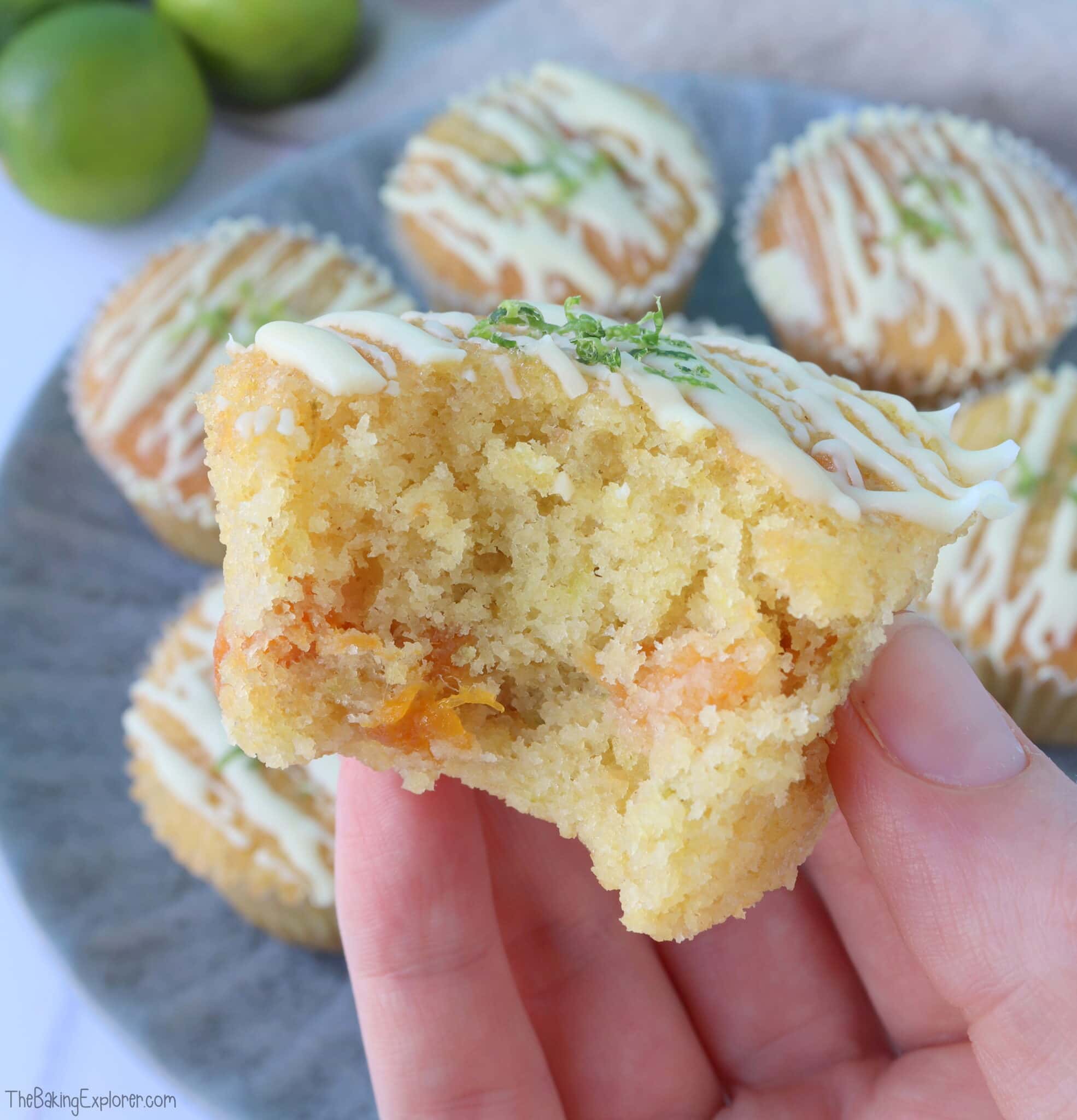 Mango & Lime Muffins - The Baking Explorer