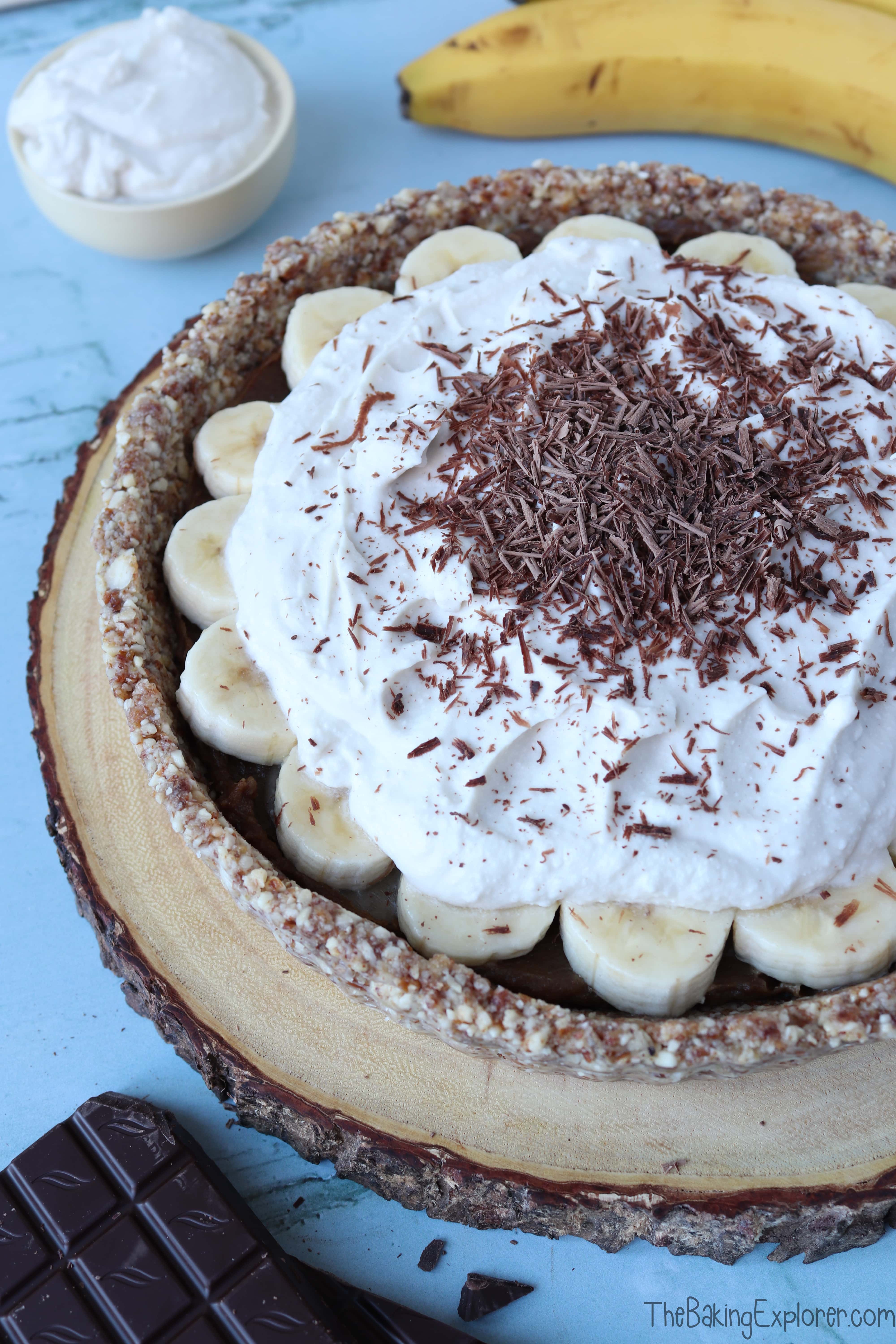 Vegan Banoffee Pie - The Baking Explorer