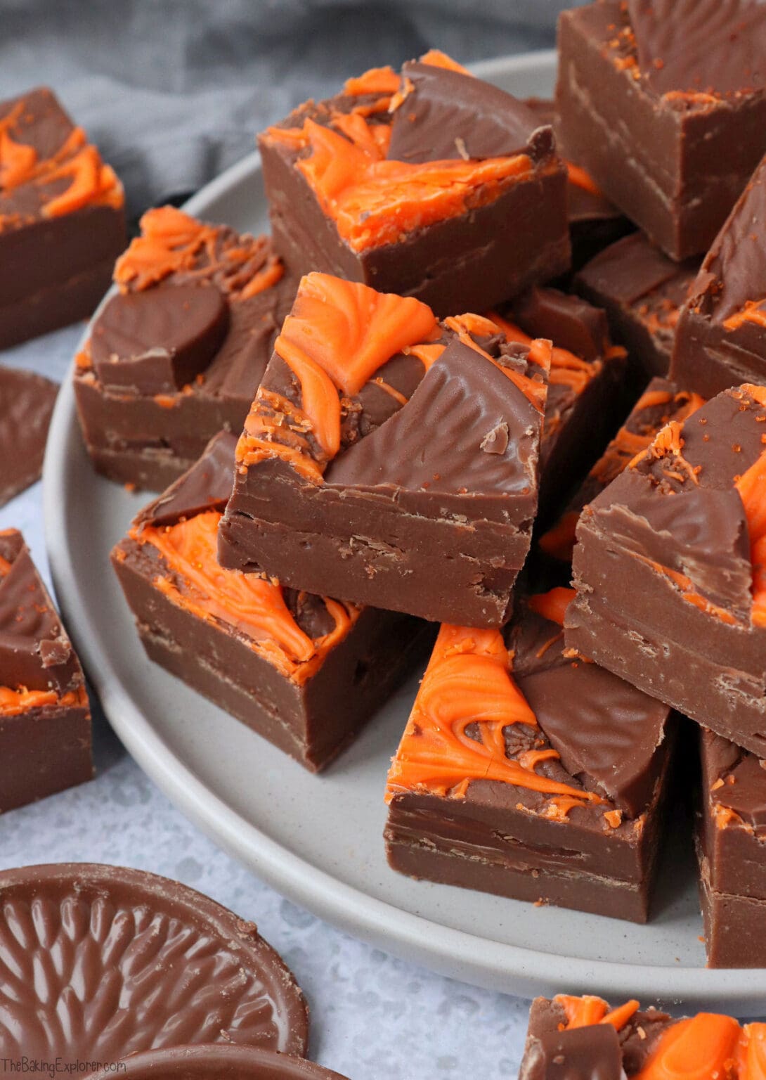 Chocolate Orange Fudge - The Baking Explorer