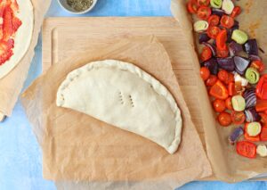 Vegetarian Calzones - The Baking Explorer