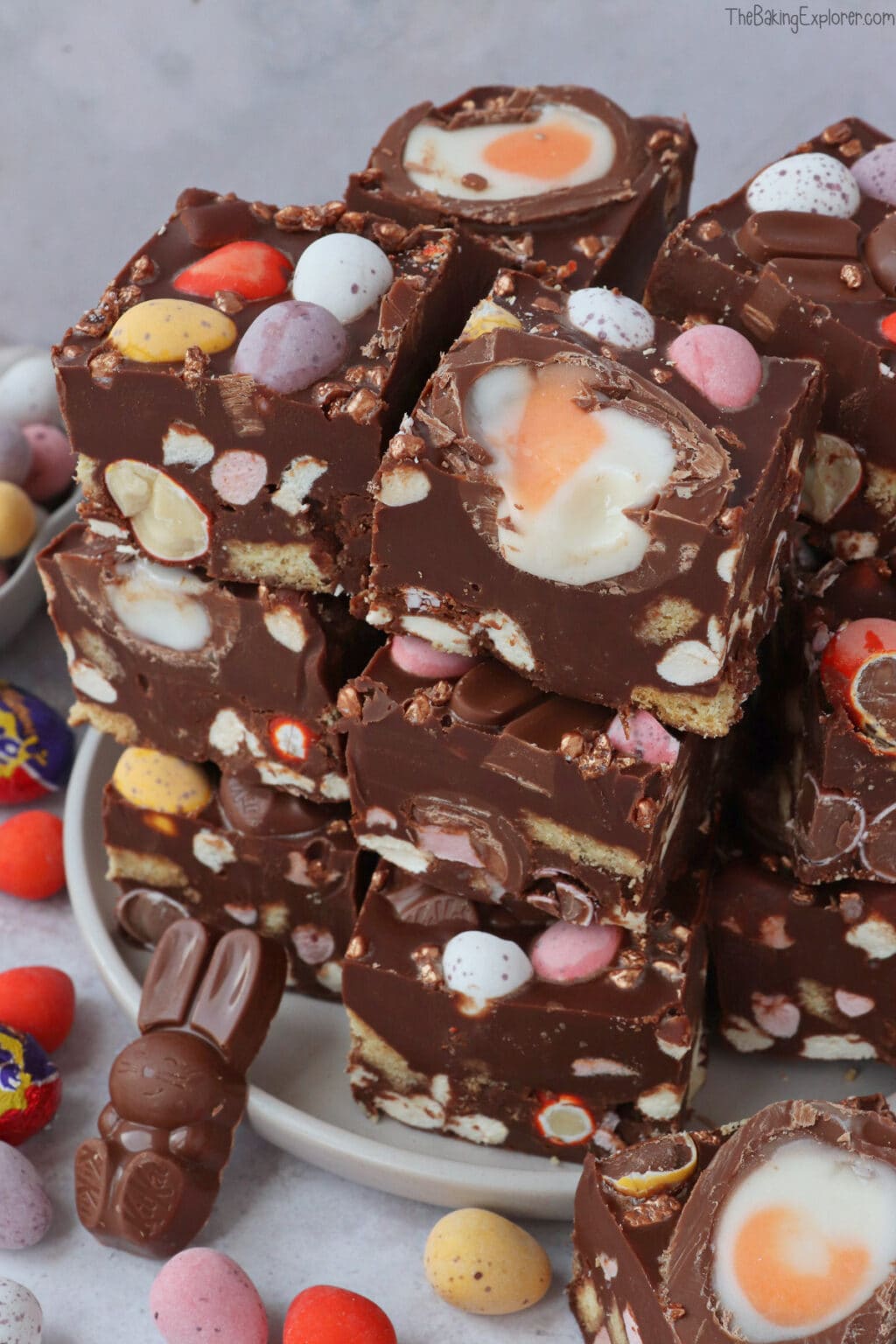 Easter Rocky Road - The Baking Explorer