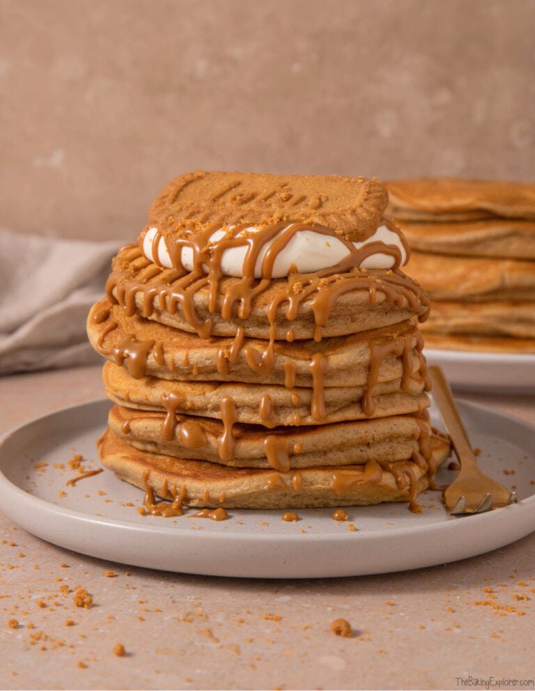 Biscoff Pancakes - The Baking Explorer