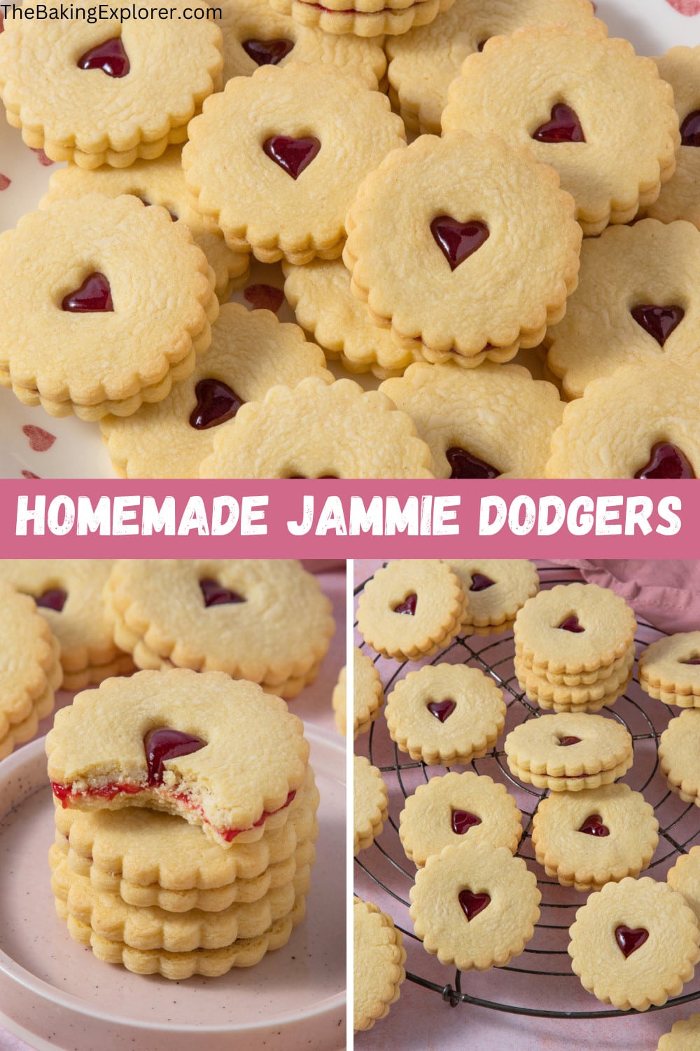 Homemade Jammie Dodgers - The Baking Explorer