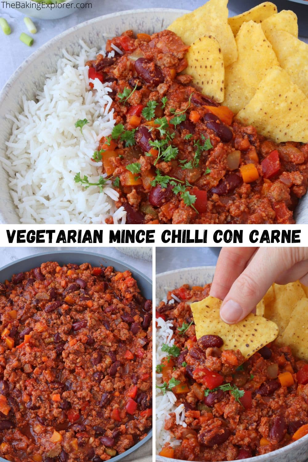 Vegetarian Mince Chilli Con Carne - The Baking Explorer