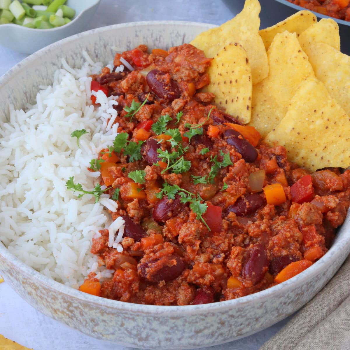 Vegetarian Mince Chilli Con Carne - The Baking Explorer